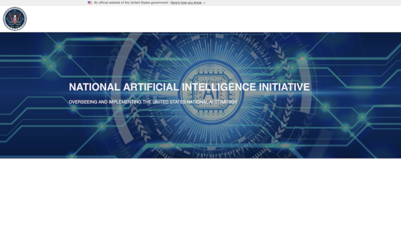 NATIONAL ARTIFICIAL INTELLIGENCE INITIATIVE OVERSEEING AND IMPLEMENTING ...