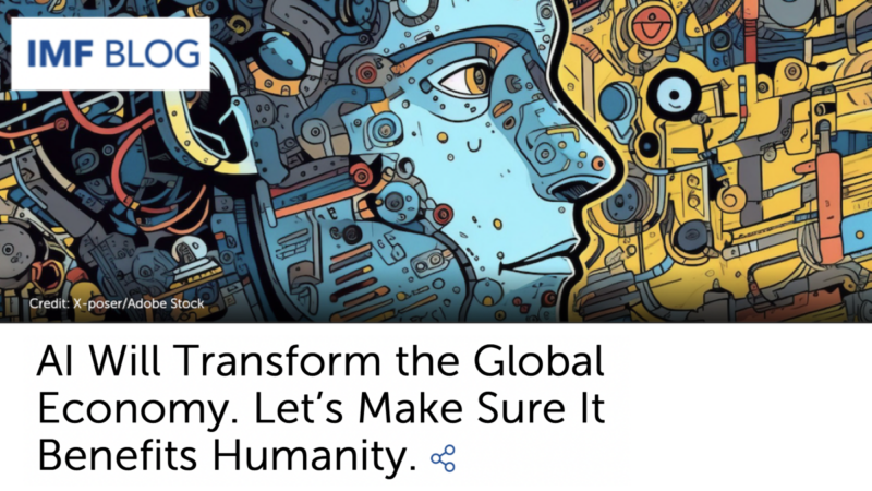 Imf Blog Ai Will Transform The Global Economy Let S Make Sure It