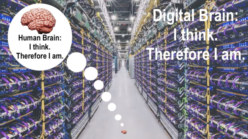 COMPARATIVE DATA. Human Brain vs. Digital Brain. [I think. Therefore I ...