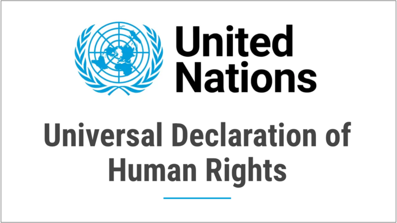 Universal Declaration of Human Rights. United Nations (1948). – blog ...