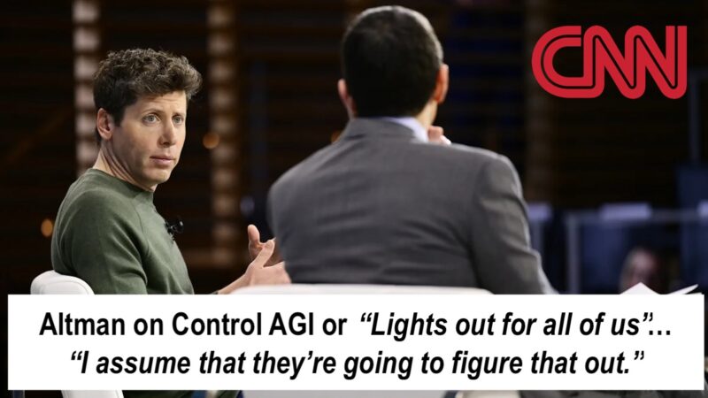 CNN | Sam Altman, AI’s biggest star, sure hopes someone figures out how ...